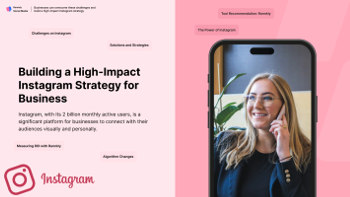 Building A High-Impact Instagram Strategy For Business In 2024